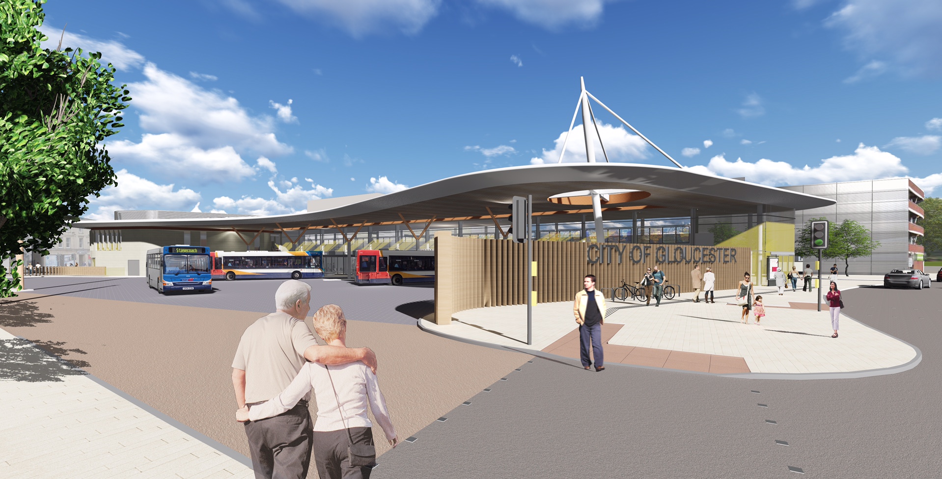 Bus station test run, success — Gloucester News Centre
